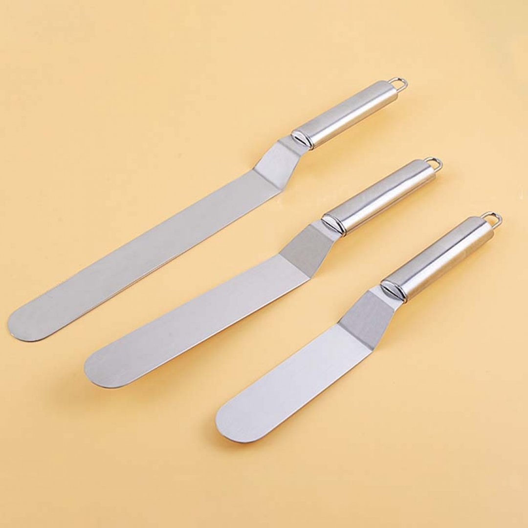 Stainless Steel Baking Cream Spatula – FEJJ MALL